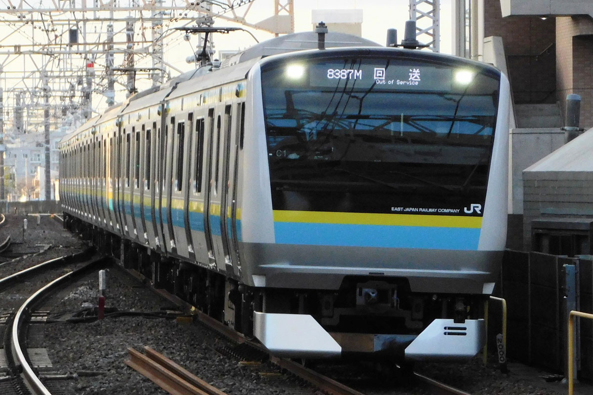 房総・北総エリアへのE233系転入と209系置き換え – 4号車の5号車寄り